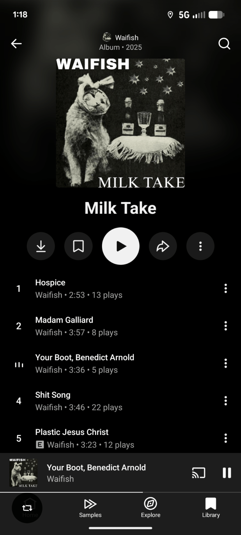 Waifish (album, ?) – The Verse Universe